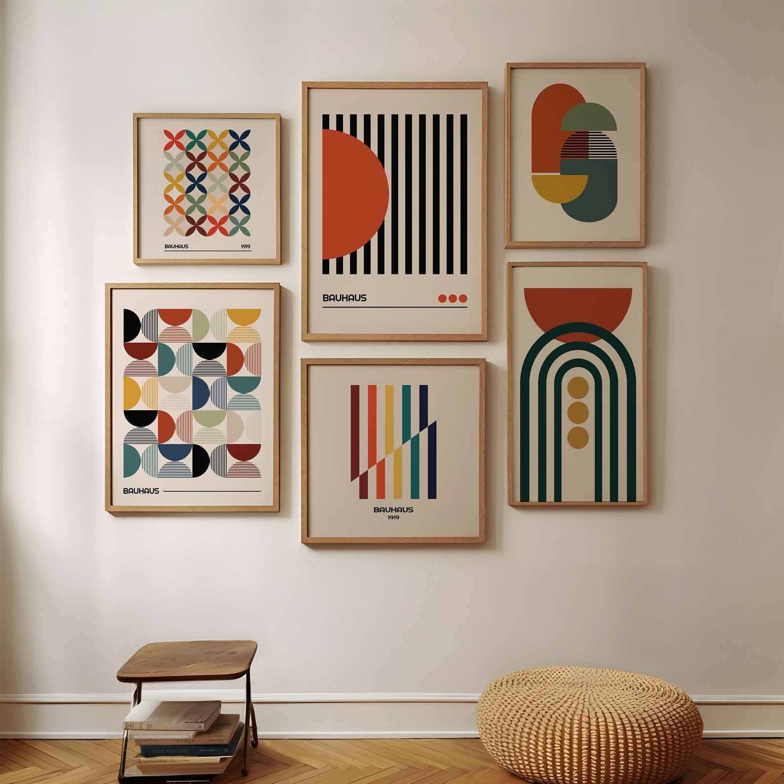Bundle of 6 Bauhaus Digital Prints / Printable Retro Poster Set ...