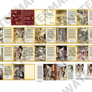 THE BROTHERS GRIMM: Little Brother & Sister Printable Miniature Book - Etsy