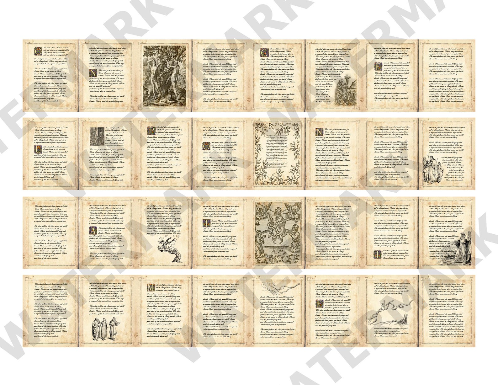 Miniature Biblical Stories Book Covers – 1:6 & 1∶12 Scale (PDF Download ...