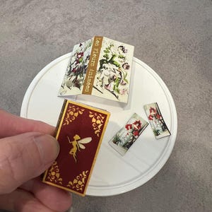 GARDEN FAIRIES- A Printable Miniature Elongated Illustrated Book With ...
