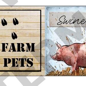 PETS - A Set of 4 Printable Miniature Animals/ Pet-themed Books - Etsy