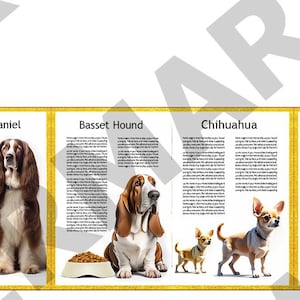 DOG ENCYCLOPEDIA - A Printable Miniature Illustrated Book With Sleeve ...