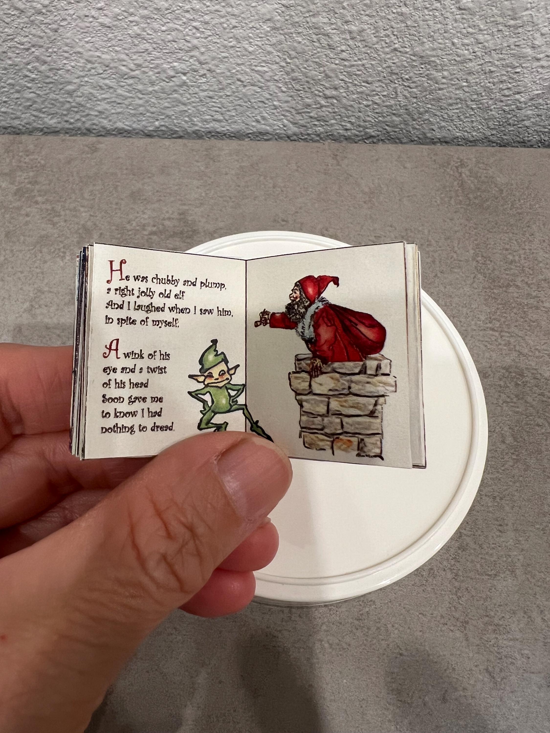 The NIGHT BEFORE CHRISTMAS - A Printable Miniature Vintage Christmas ...