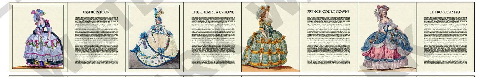 MARIE ANTOINETTE - A Printable Miniature Vintage Book - Etsy