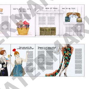 FASHION ACCESSORIES - A Set of 4 Printable Miniature Fashion ...