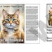 CAT ENCYCLOPEDIA - A Printable Miniature Illustrated Book With Sleeve ...