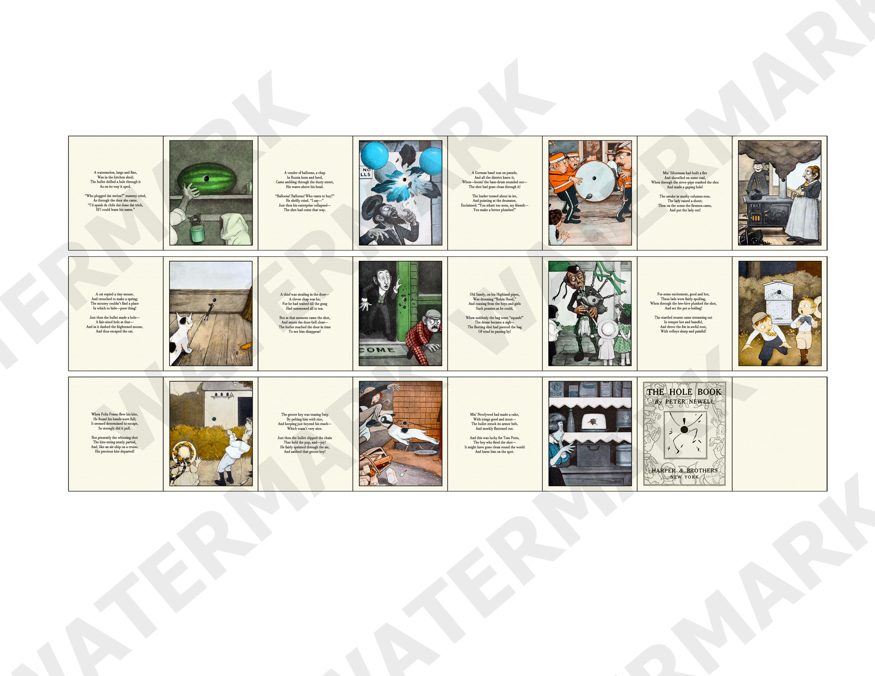 THE HOLE BOOK - A Printable Miniature Classic Book - Etsy