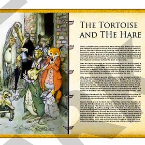 AESOP'S FABLES - A Printable Miniature Illustrated Book With Sleeve and ...