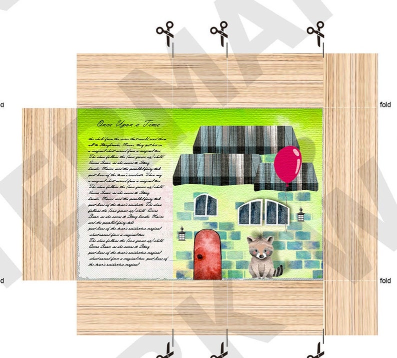 A Set of 6 Printable Dollhouse Oversize Home Book Covers - Etsy