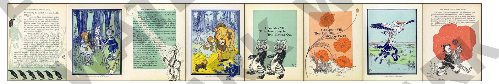 WIZARD OF OZ - A Printable Miniature Classic Book - Etsy