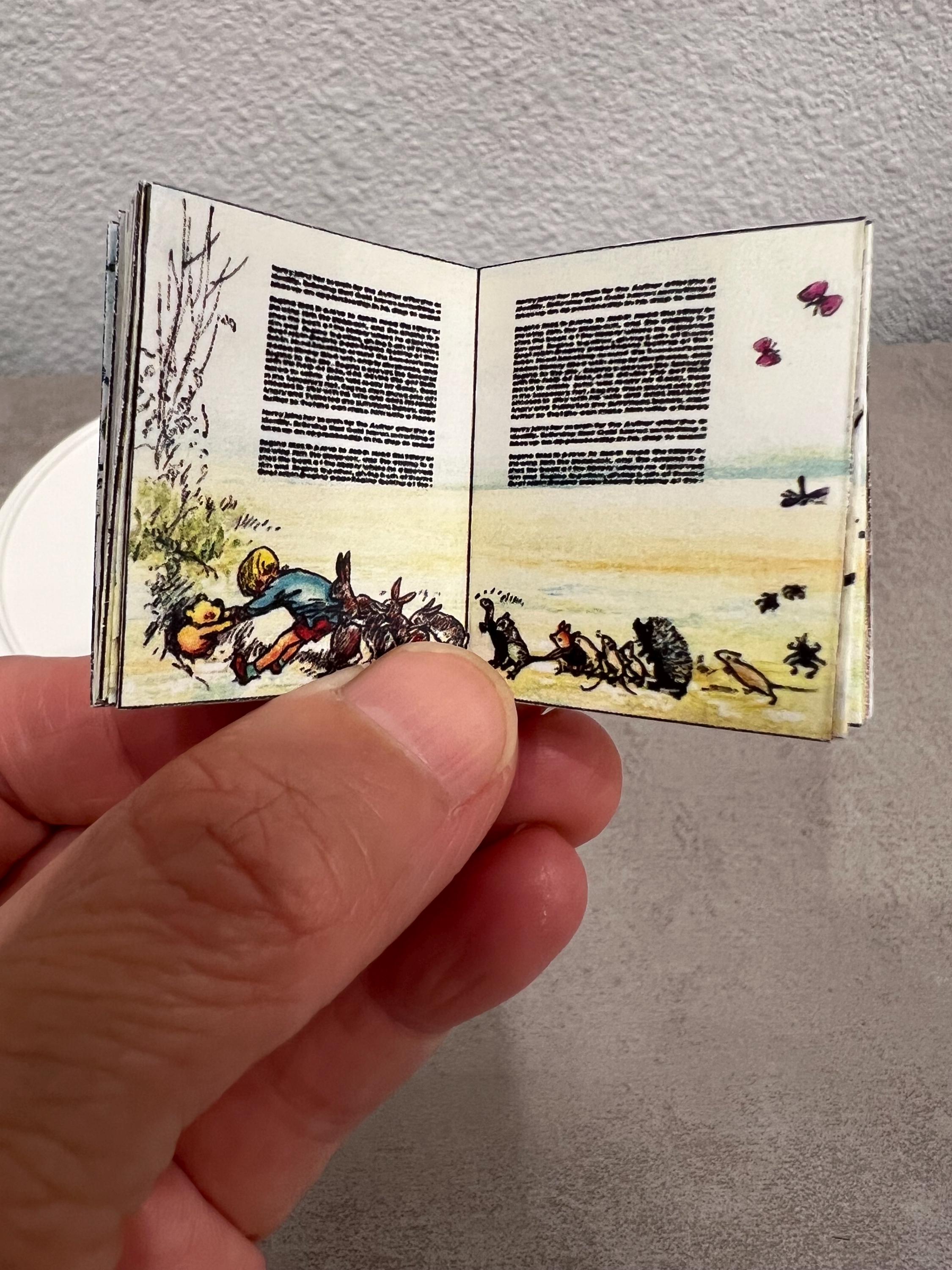 WINNIE THE POOH 1 - A Printable Miniature Classic Children Book - Etsy