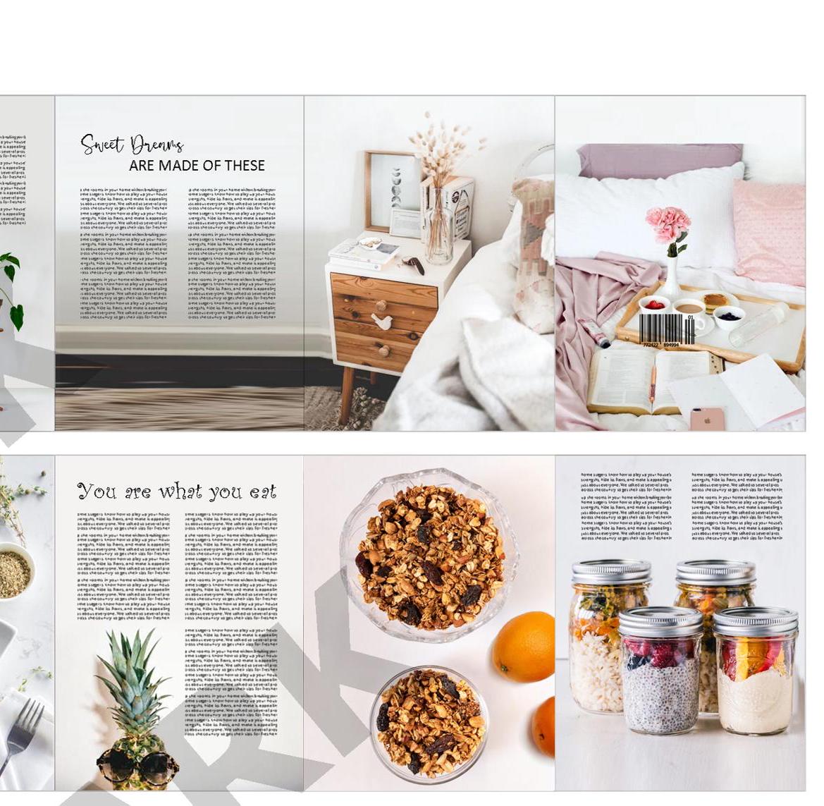 HOME MAGAZINES - A Set of 4 Assorted Printable Miniature Home Magazines ...