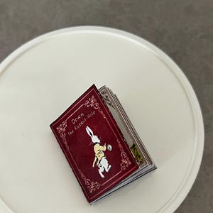 DOWN the RABBIT HOLE - Printable Miniature Book of Alice in Wonderland ...