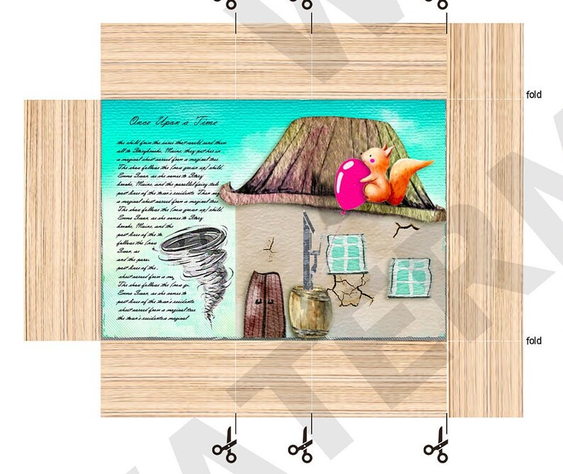 A Set of 6 Printable Dollhouse Oversize Home Book Covers - Etsy