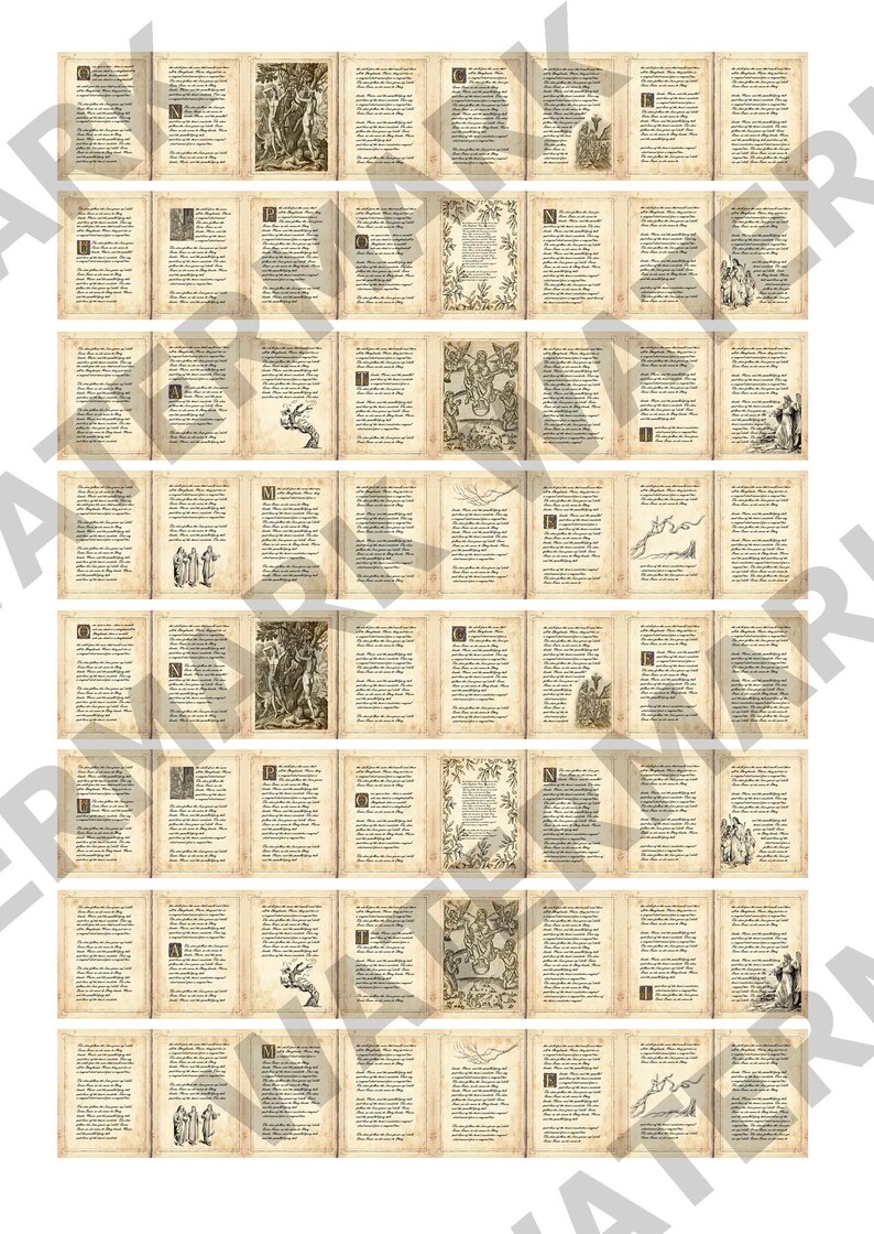 BIBLICAL STORIES - A Set of 12 Miniature Printables of Bible Stories ...