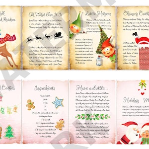 SANTA CLAUS - A Set of 4 Printable Miniature Santa-themed Books Scale 1 ...