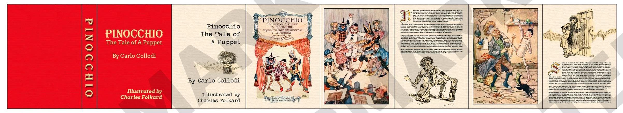 PINOCCHIO - A Printable Miniature Classic Book - Etsy UK