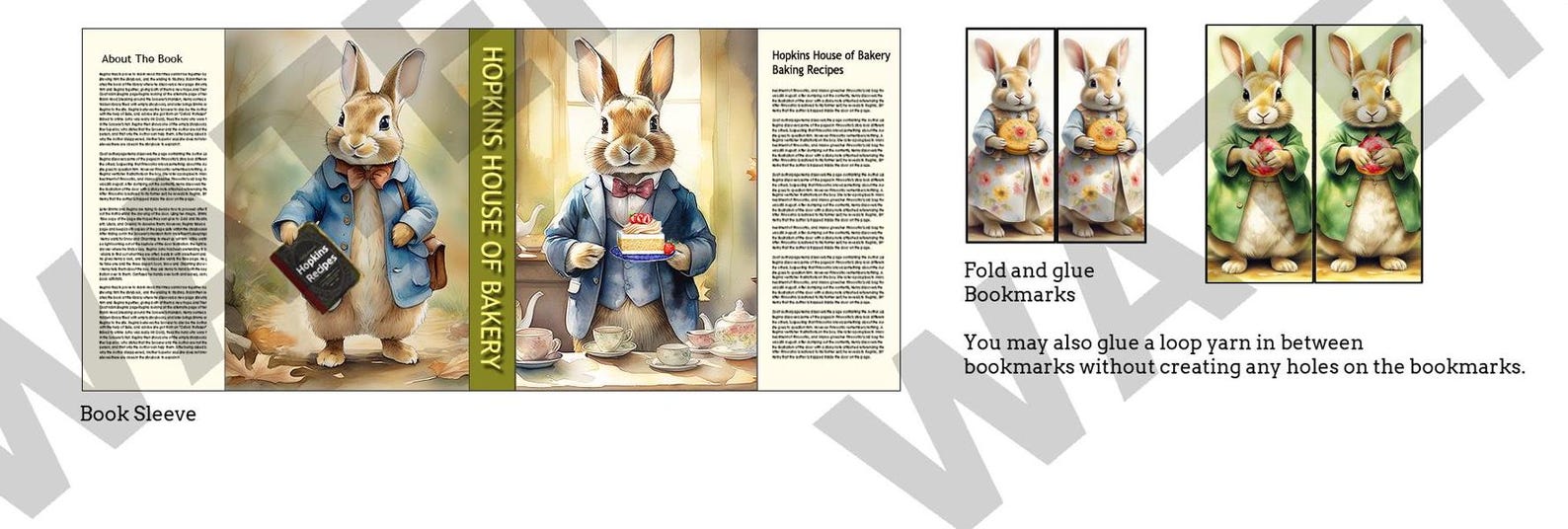 THE HOPKINS COOKBOOK - A Printable Miniature Illustrated Book With ...