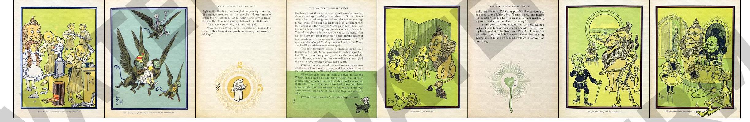 WIZARD OF OZ - A Printable Miniature Classic Book - Etsy