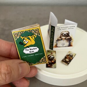 SLOTH COOKER - A Printable Miniature Illustrated Cooking Book With ...