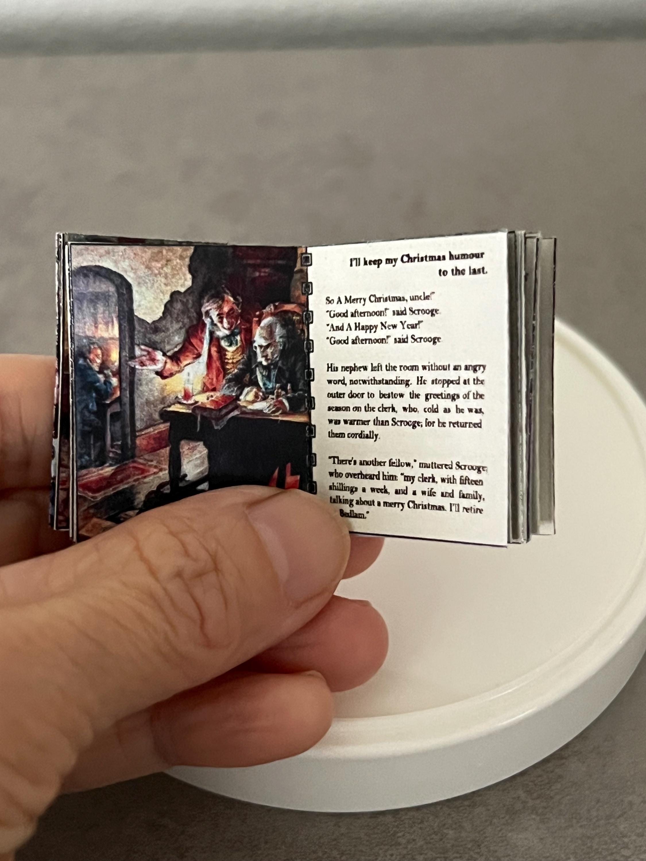 A CHRISTMAS CAROL - A Printable Miniature Christmas Book - Etsy