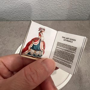 MARIE ANTOINETTE - A Printable Miniature Vintage Book - Etsy