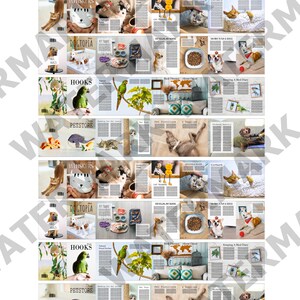 ASSORTED PETS - A Set of 4 Miniature Printables Pet Magazines - Etsy