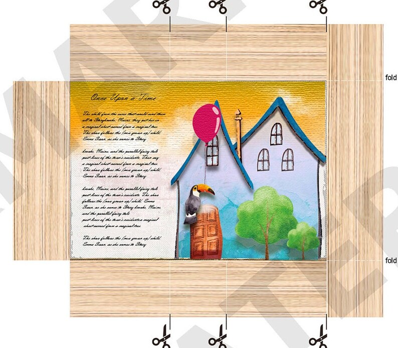 A Set of 6 Printable Dollhouse Oversize Home Book Covers - Etsy