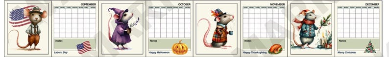 LEATHER CALENDAR PLANNER - A Printable Miniature Vintage Leather ...