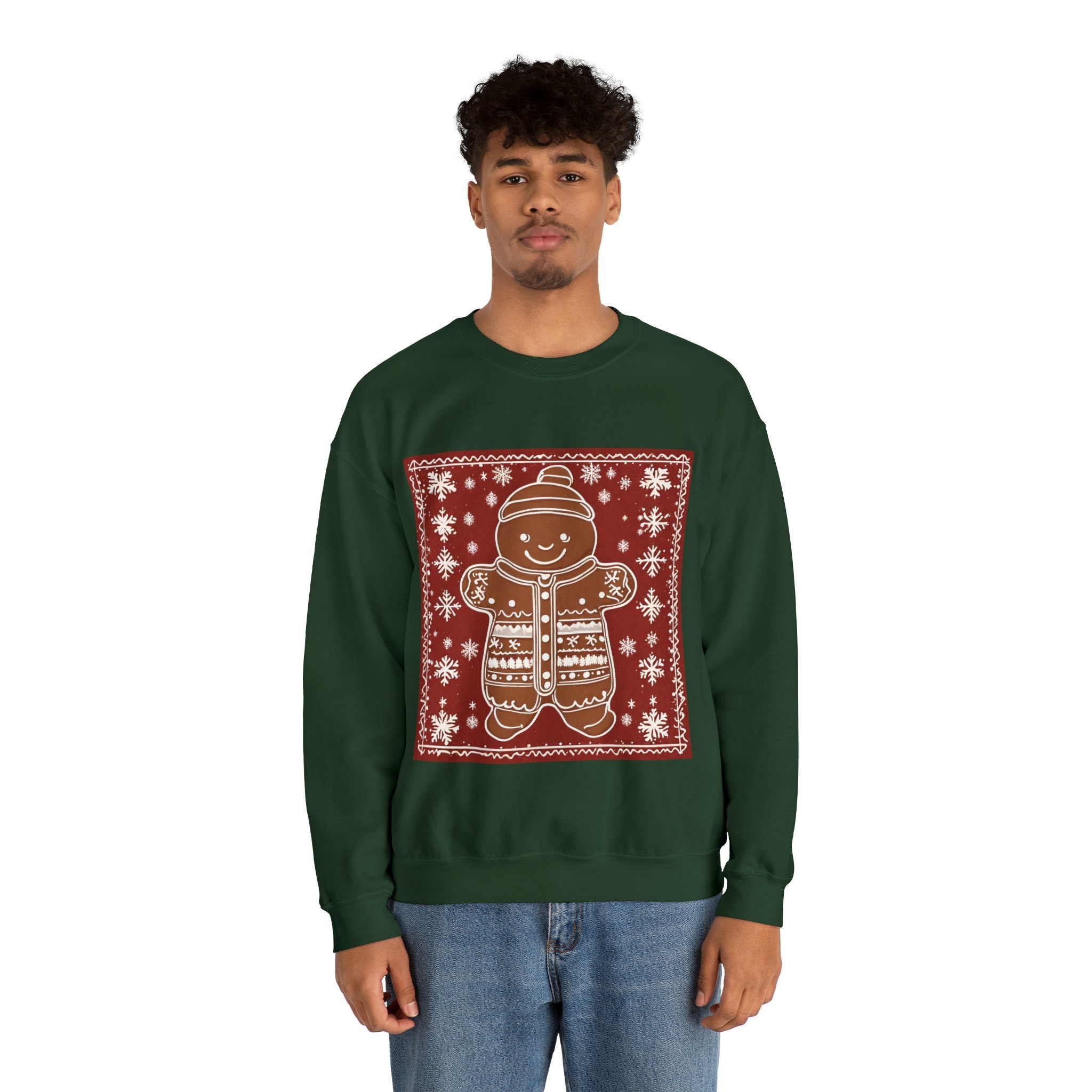 Ugly Christmas Sweater, Gingerbread Man Christmas Sweater, Gingerbread ...