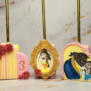 Beauty and the Beast Birthday Treats - Beauty and the Beast Cakepops ...