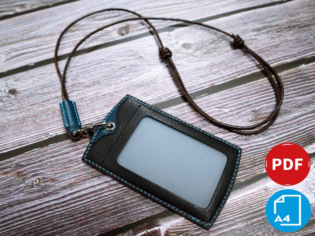 Id Card Holder Pattern Pdfid Card Holder A4 Handmade - Etsy