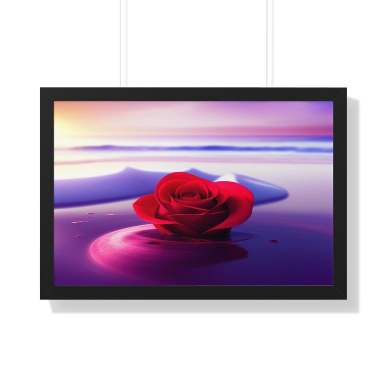 SINGLE ROSE Digital Art Print Gift Roses Art Decor Digital Download ...