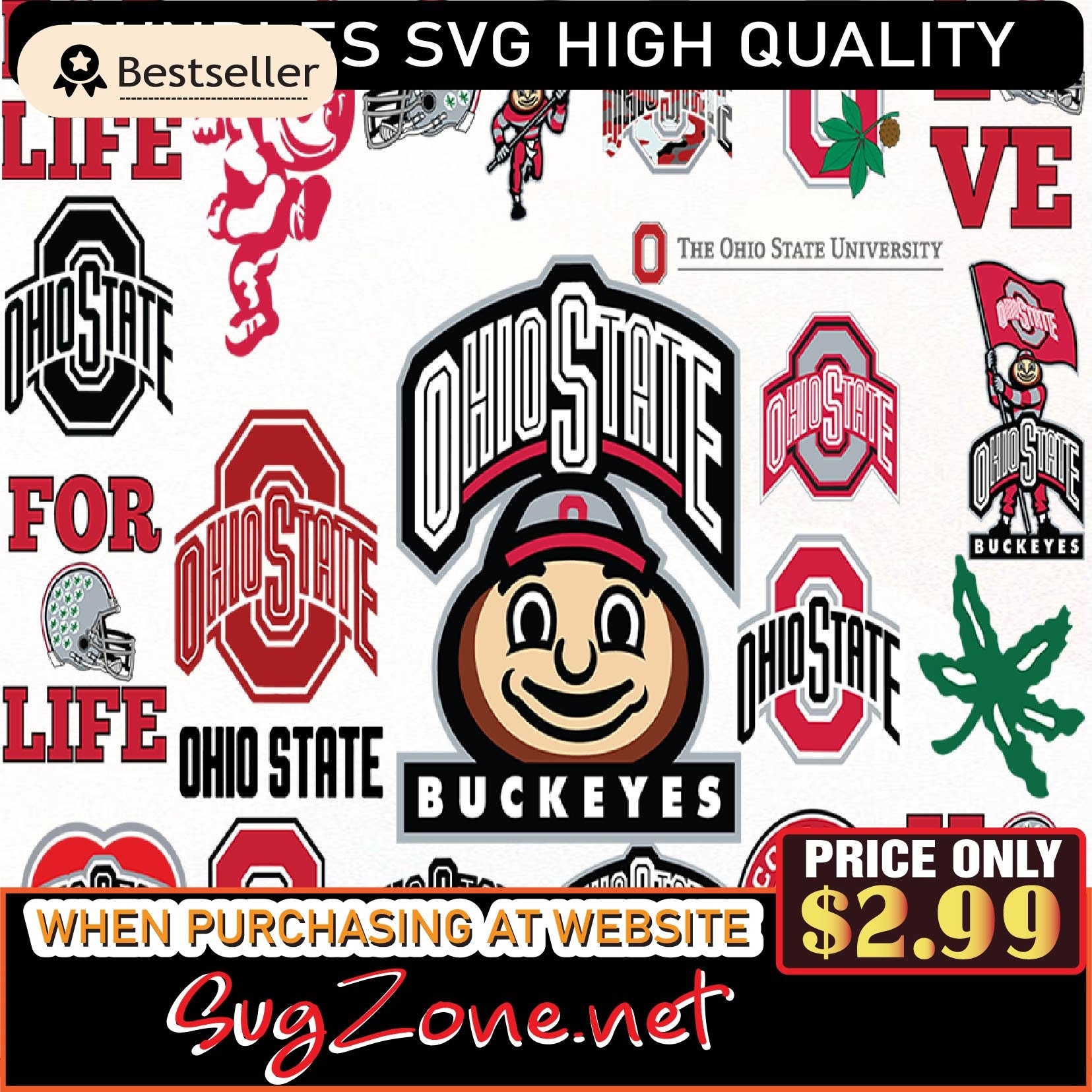 Ohio State Football Logo Vector