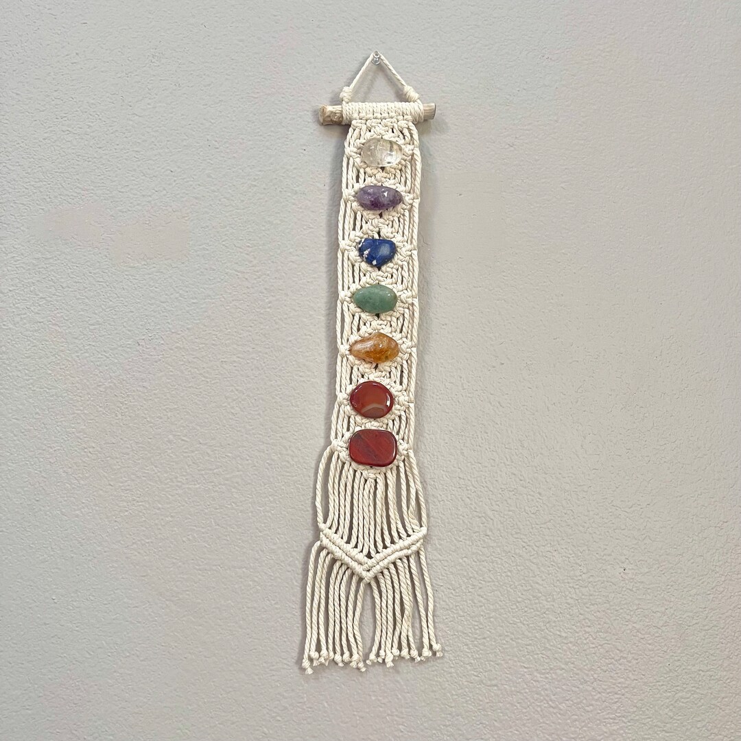 Chakra Macrame Wall Hanging (braided Cord) - Etsy
