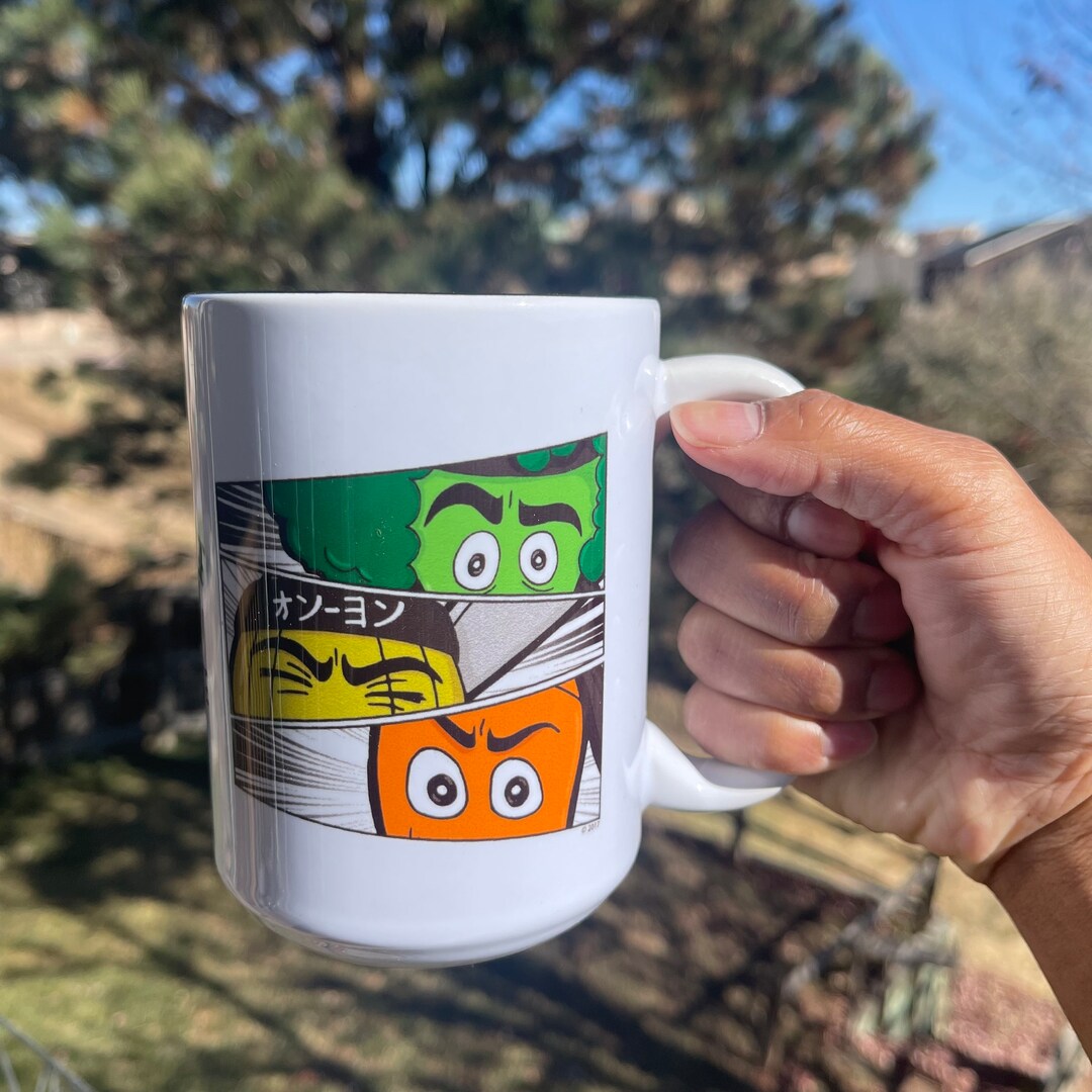 Karate Ninja Vegetable Character Pun Mug - Etsy
