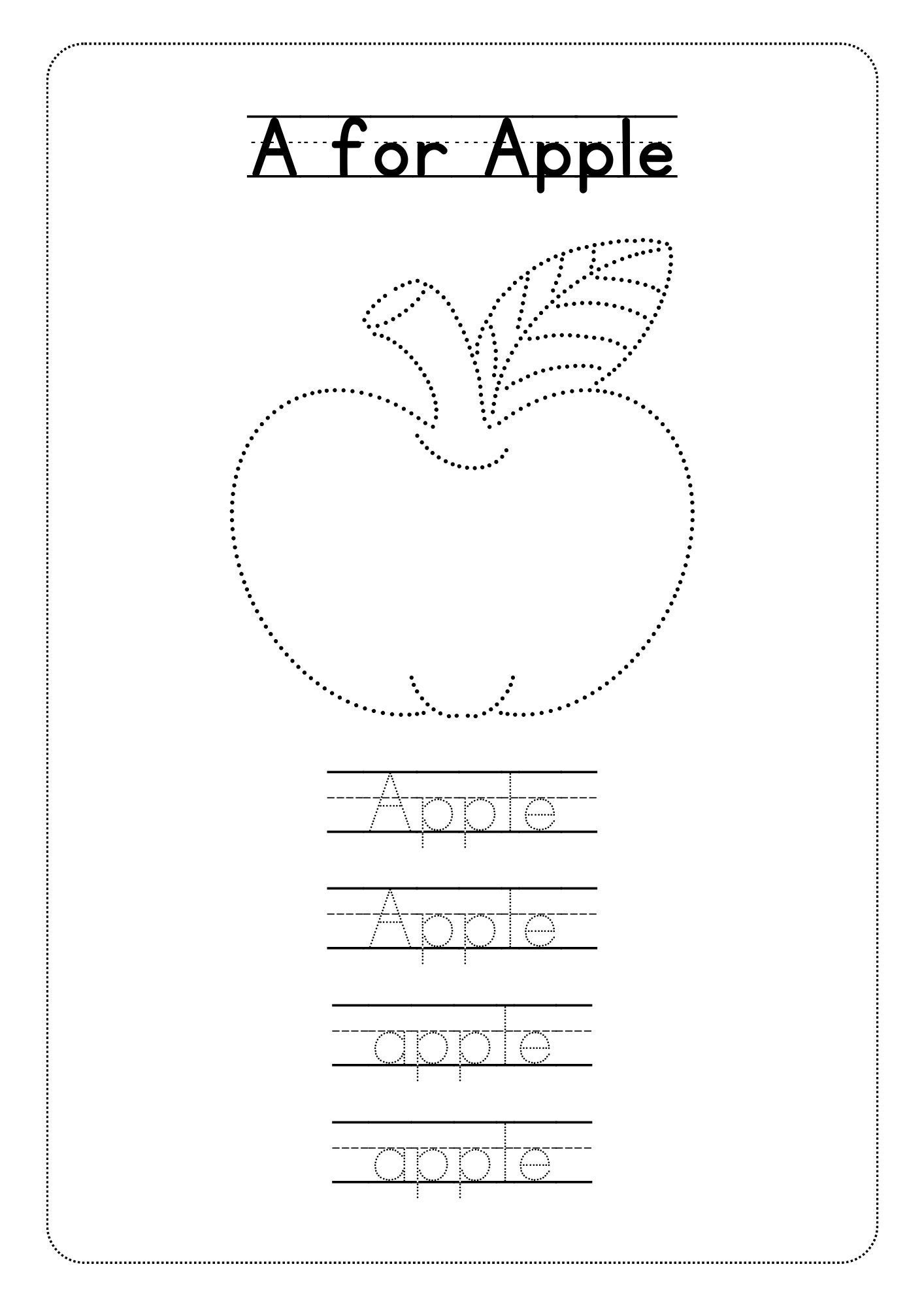 Alphabet Tracing Words Worksheets: Learn Letters With Fun and ...