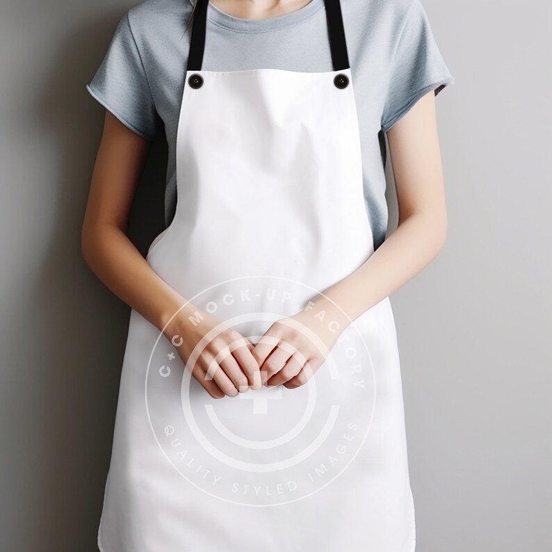 PSD AOP Apron Mockup Editable Photo Mockup White Apron With - Etsy