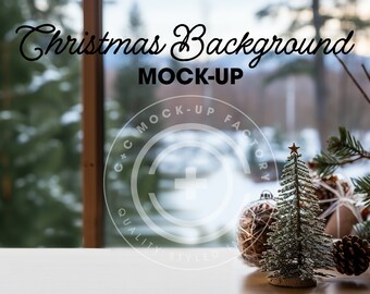 Christmas Front Door Stock Photo Mockup Image French Country - Etsy