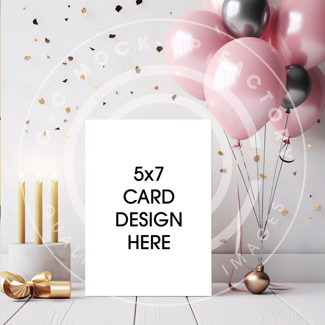 Birthday Card Mockup Birthday Card Cute Design Mockup Cute - Etsy