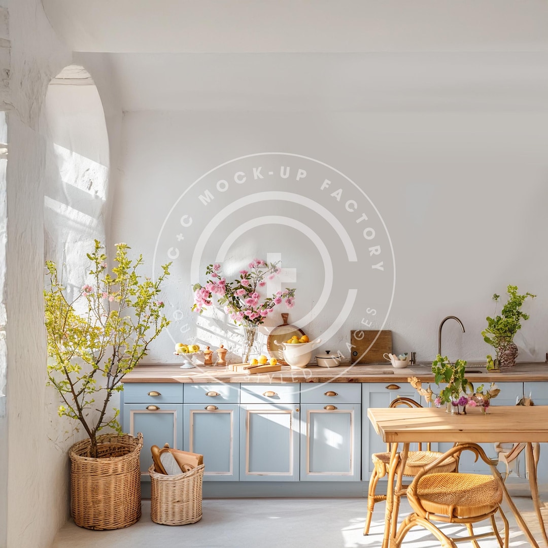 Spring, Easter Mockup Blank Wall Art - Stylish Spring, Pastels ...