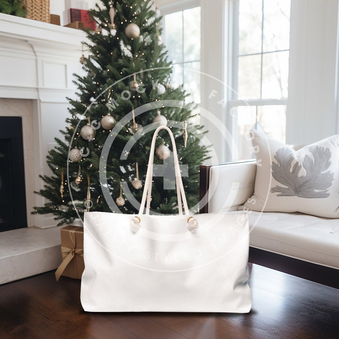 Weekender Bag Mockup, Weekender Tote Bag Mock-ups, Image for Oversized ...