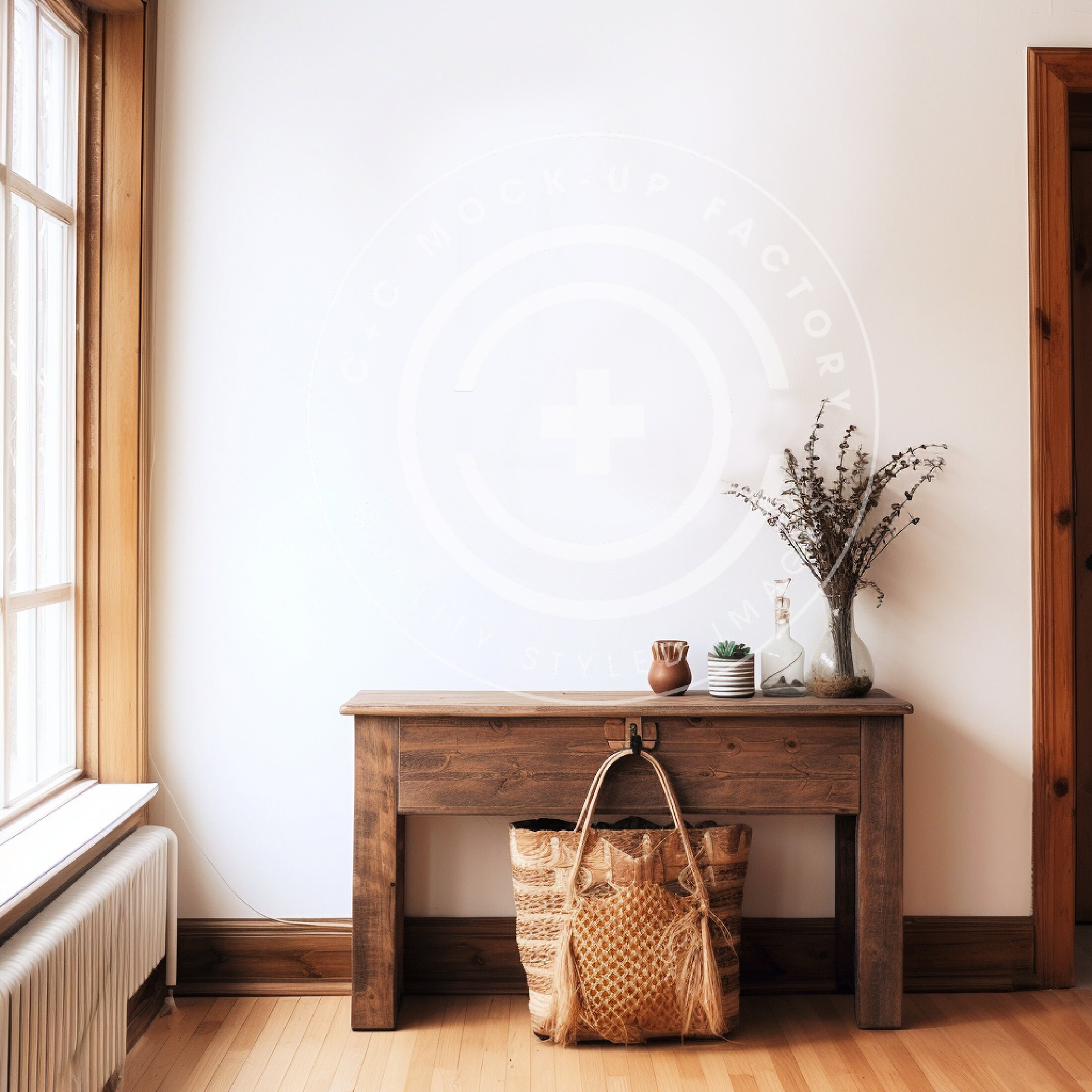 Entryway Boho Blank Wall Mockup Photo Modern Boho Hippie - Etsy