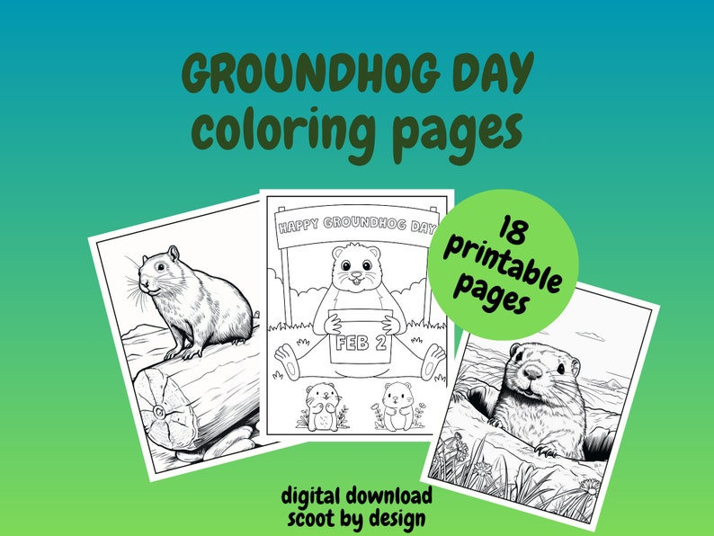 Groundhog Day Coloring Pages, What is Your Prediction Coloring Pages ...