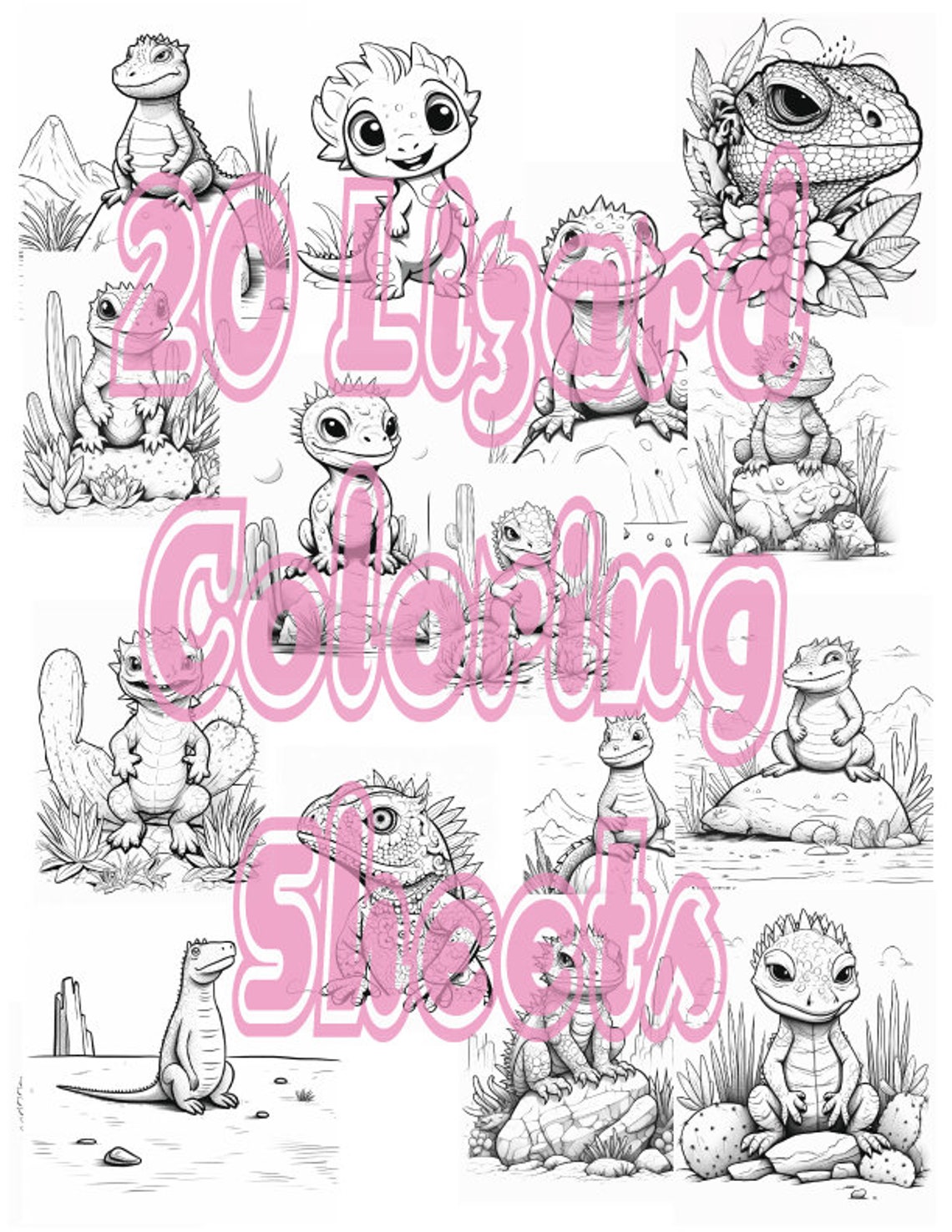 Lizard Coloring Pages, Fun With Lizards, Wildlife Coloring, Home ...