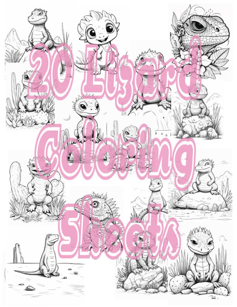 Lizard Coloring Pages, Fun With Lizards, Wildlife Coloring, Home ...