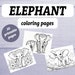 Elephant Coloring Pages, Elephant Coloring, Coloring Pages for Kids and ...