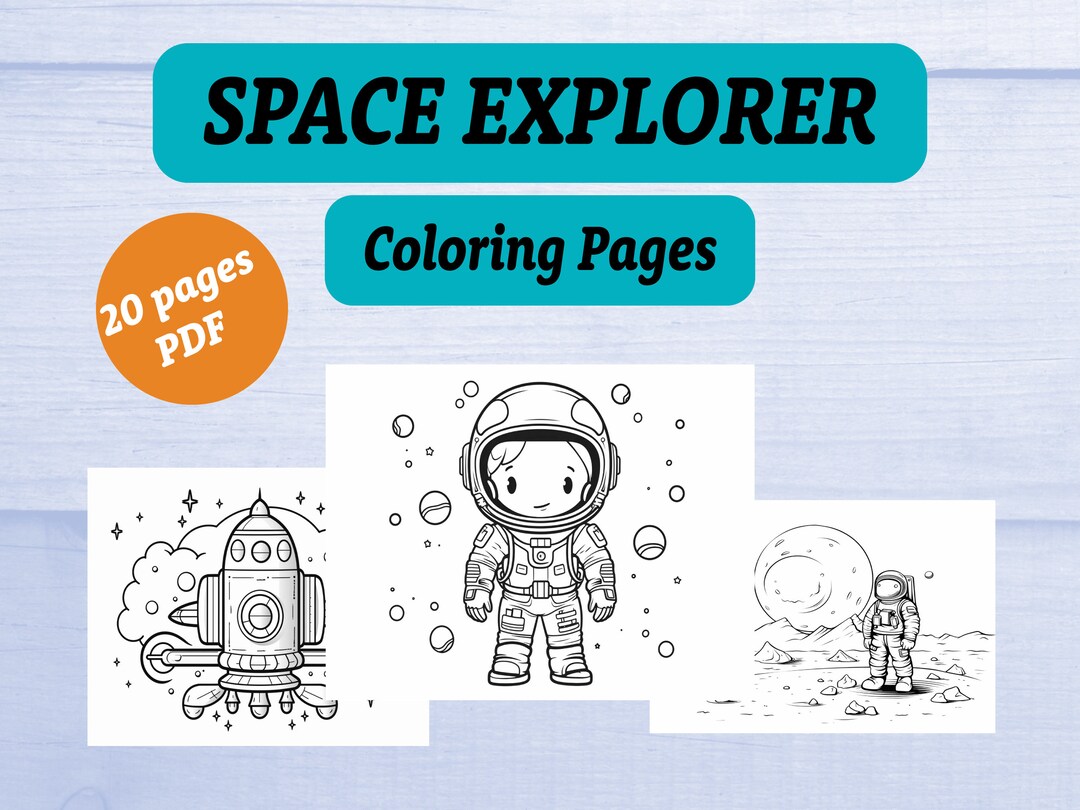 Space Explorer Coloring Pages, Coloring Space Explorers, Coloring Pages ...
