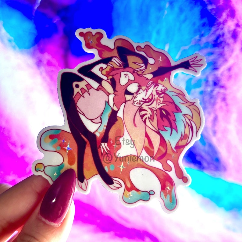 Helluva Boss Vivziepop Queen Beelzebub Bee Gluttony Glitter Accent 3 ...