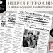 Christian Newspaper Wedding Program | Wedding Newspaper Post | Editable ...